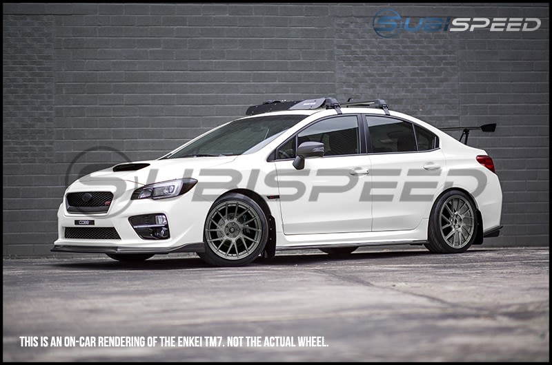 Enkei TM7 Gloss Black 18x9.5 +38mm - 2015+ WRX / 2015+ STI|Subispeed
